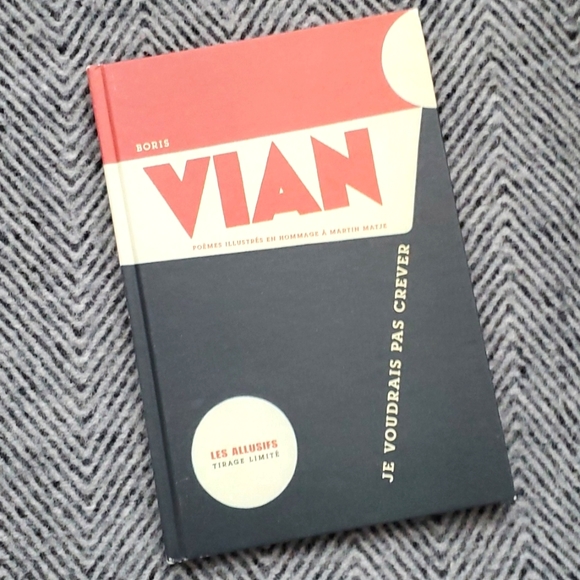 Vintage | Accents | Boris Vian Je Voudrais Pas Crever Illustrated ...